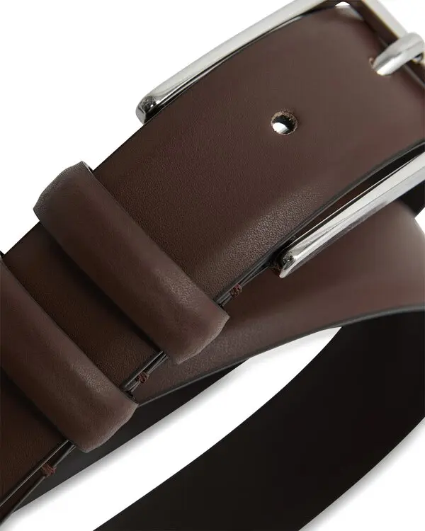 REISS Dante Formal Belt In Leather