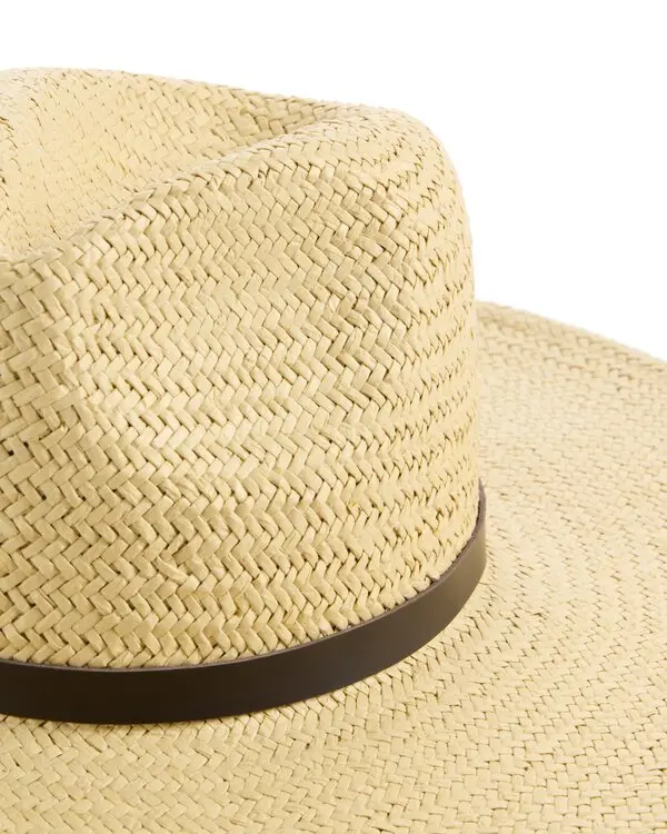 Madewell Easy Pinch Woven Straw Hat - Golden Khaki