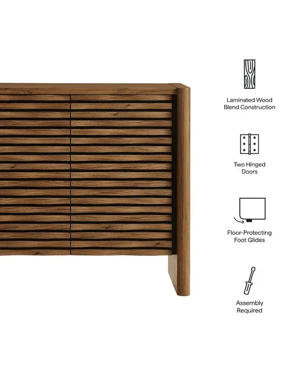 MODWAY Emric Wave Accent Cabinet
