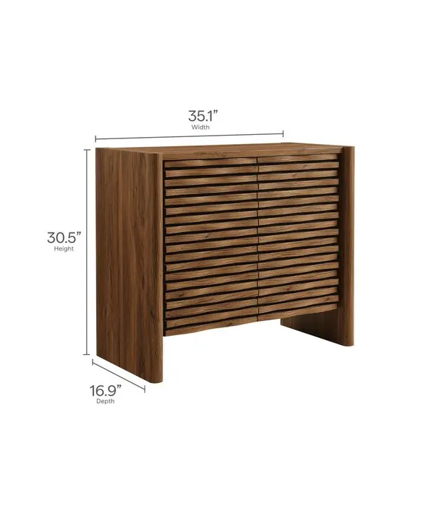 MODWAY Emric Wave Accent Cabinet