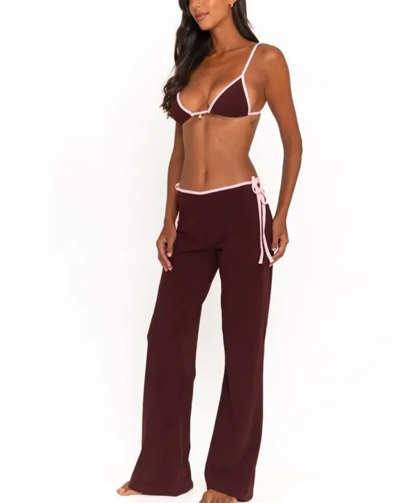 FAE Relaxed Fit Coverup Pants With Adjustable Side Ties