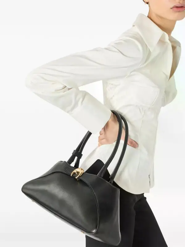 MARINE SERRE Aurora Shoulder Bag - Black