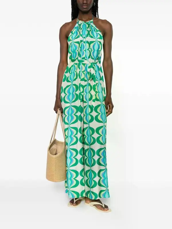 Sundress Sophie Geometric-print Jumpsuit