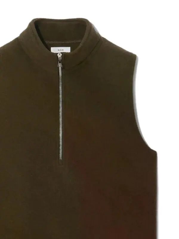 RIER Wool Half-zip Gilet