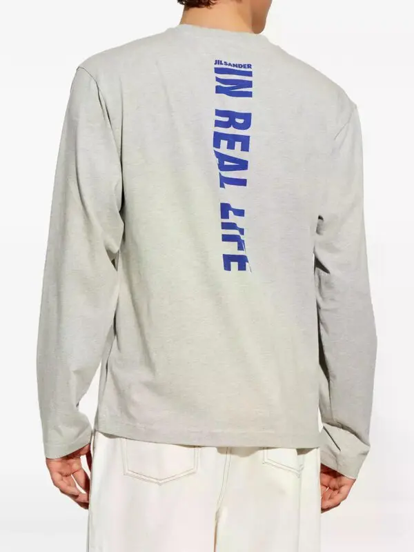 JIL SANDER Logo-print Long-sleeve T-shirt