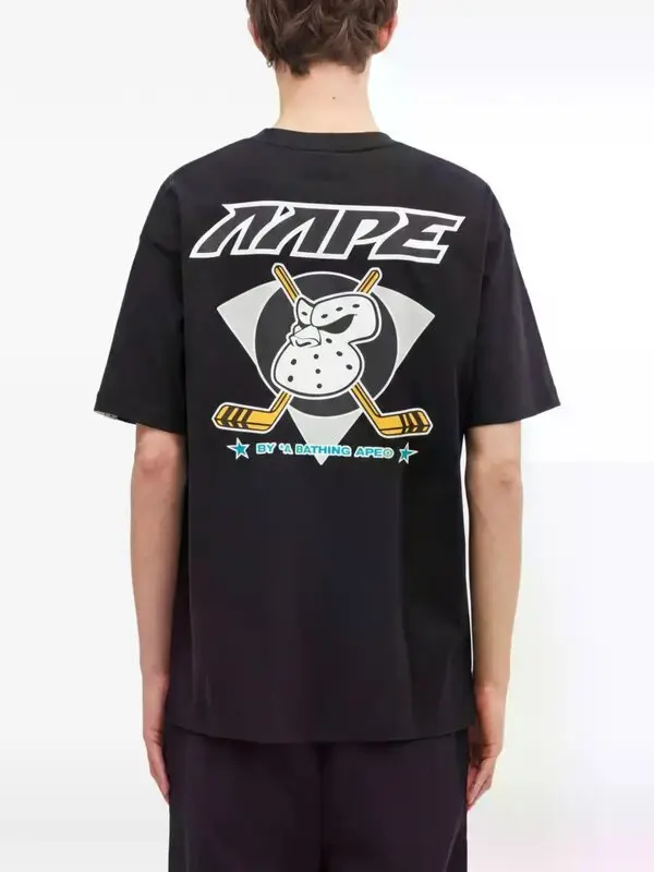 AAPE BY *A BATHING APE Graphic-print Crew-neck T-shirt