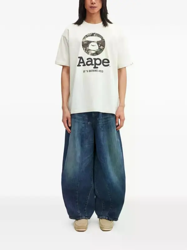 AAPE BY *A BATHING APE Logo-print T-shirt