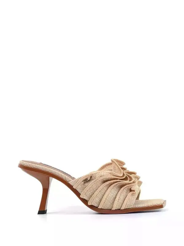 Karl Lagerfeld Karmel Heeled Sandals - Neutrals