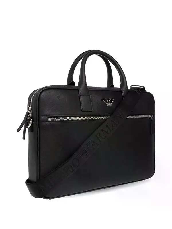Emporio Armani Logo Plaque Briefcase