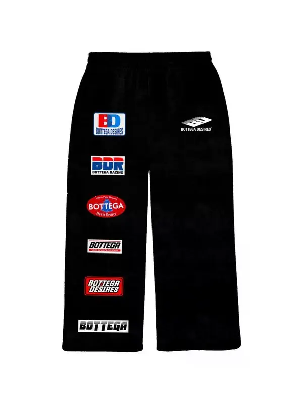 BOTTEGA DESIRES Logo-patch Sweatpants