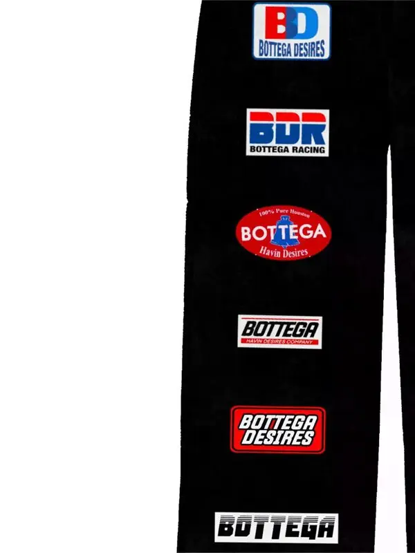 BOTTEGA DESIRES Logo-patch Sweatpants