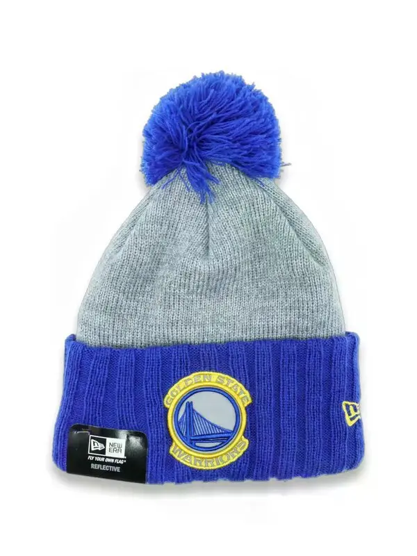 New Era Golden State Warriors Pompom Beanie Hat