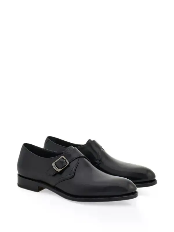 FERRAGAMO Tramezza Single Monk Strap Shoes