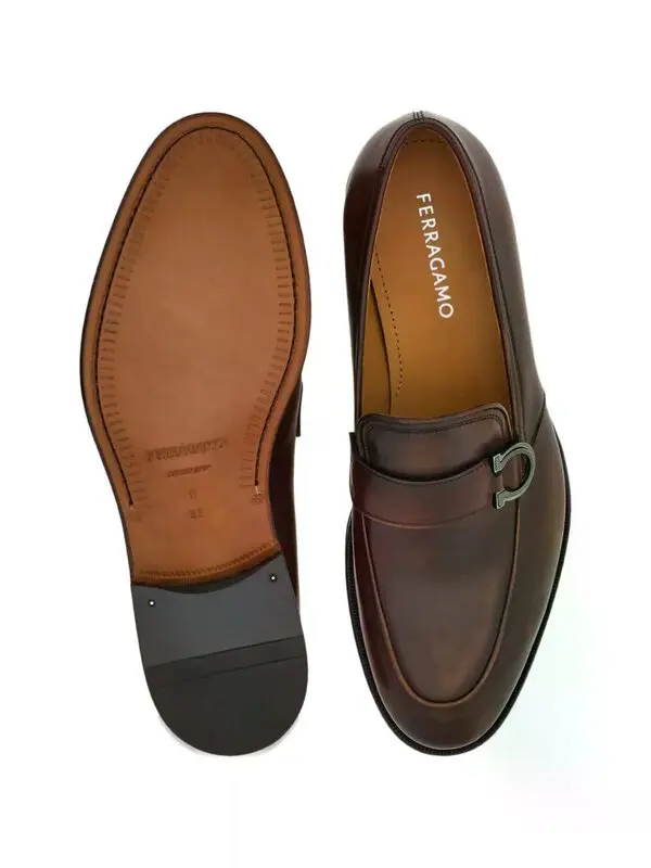 FERRAGAMO Gancini Ornament Moccasins