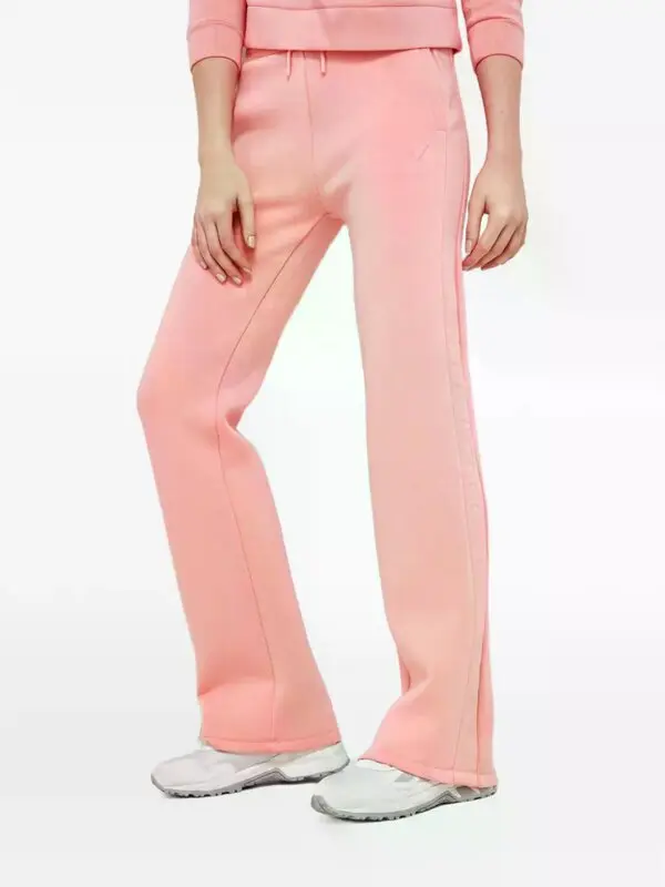 Guess Logo-embossed Drawstring Track Pants - Pink