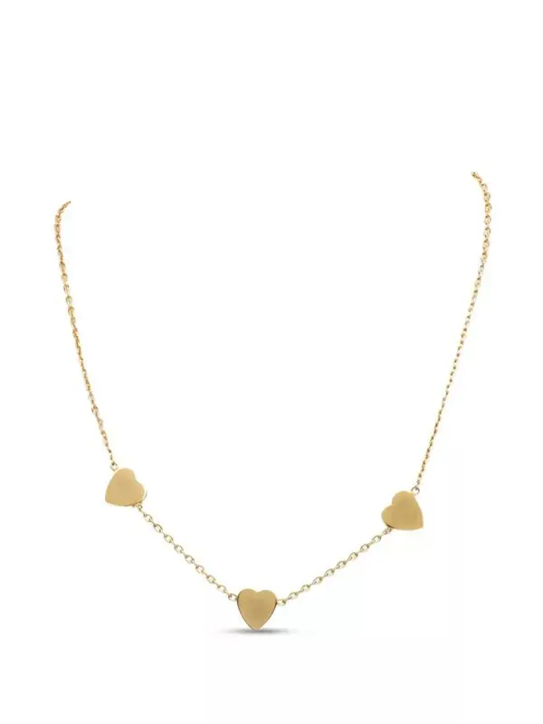 Guess Tone Heart Pendant Chain Necklace - Gold