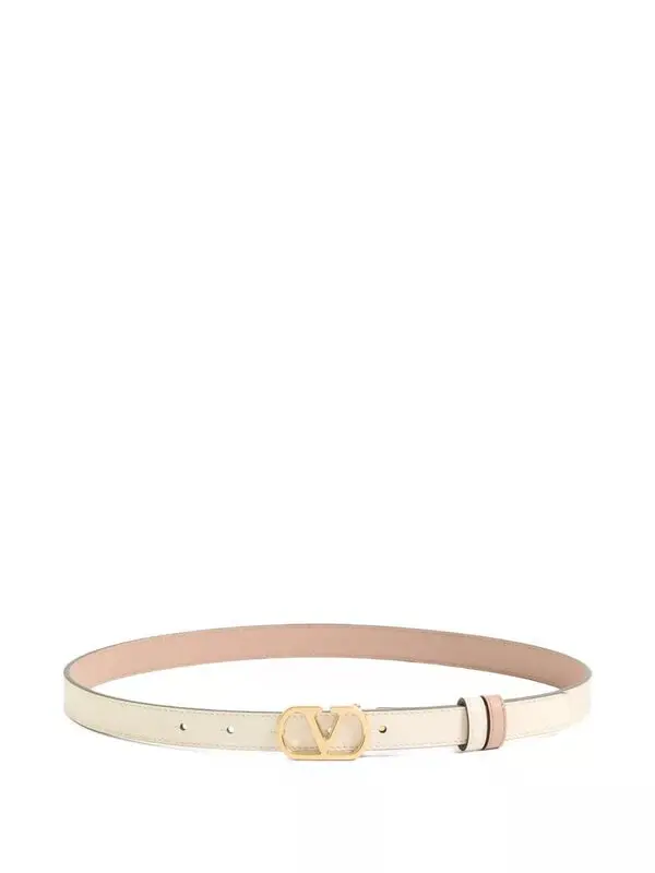 Valentino Garavani Vlogo Signature Reversible Belt - Neutrals