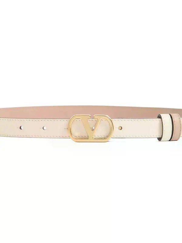 Valentino Garavani Vlogo Signature Reversible Belt - Neutrals