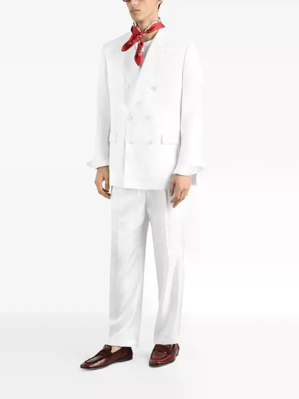 Dolce & Gabbana Silk Twill Jogging Trousers
