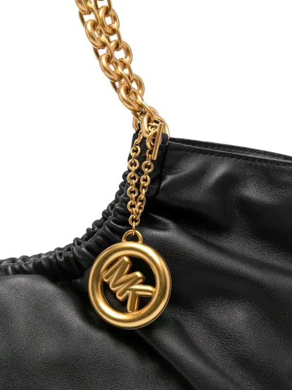 Michael Kors Indie Logo-plaque Ruched Tote Bag