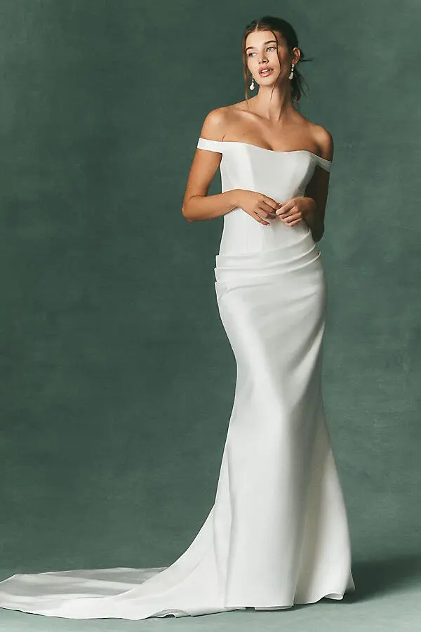 Watters Exclusive: Paloma Gown - Ivory