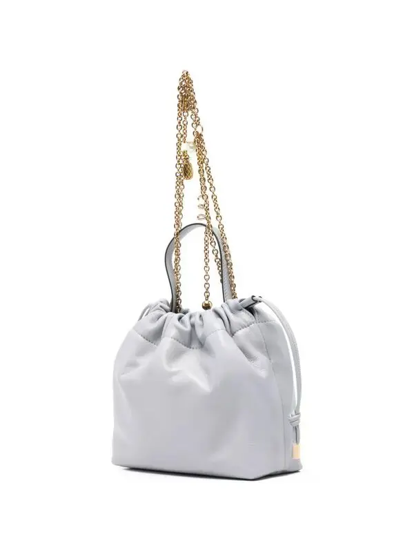 Chloé Drawstring Leather Tote Bag