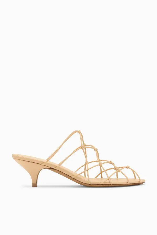 Ulla Johnson Colette Kitten Heel Sandal In Vegan Nappa Leather