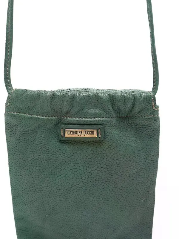 CATERINA LUCCHI Eva Leather Crossbody Bag - Green