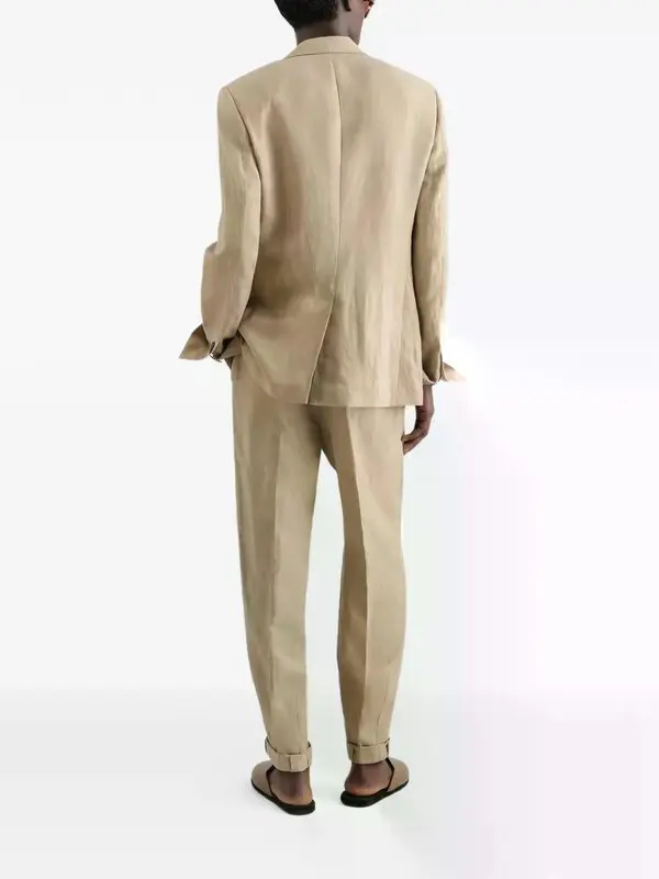 Dolce & Gabbana Martini Light Single-breasted Linen Jacket