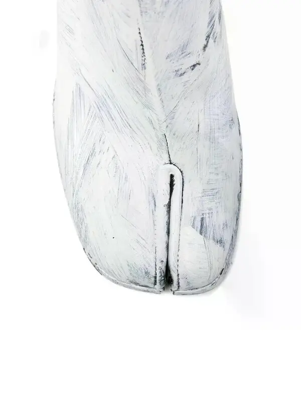 MAISON MARGIELA Tabi Paint-effect Ankle Boots