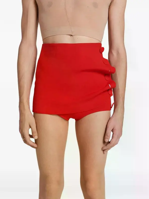 ROT Button-fastening Pin-up Shorts