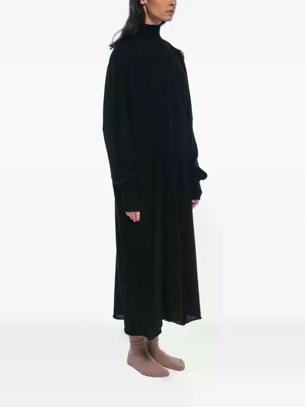 ROT Bipolar Button-fastening Dress - Black