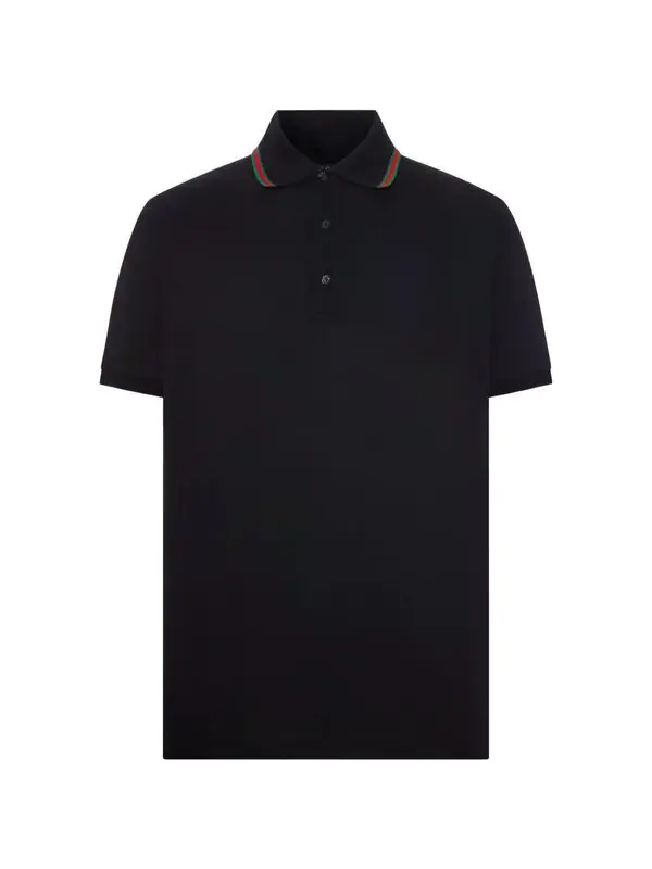 Gucci Web-stripe Polo Shirt