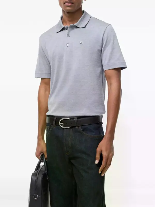 Burberry Metal Knight Cotton Polo Shirt
