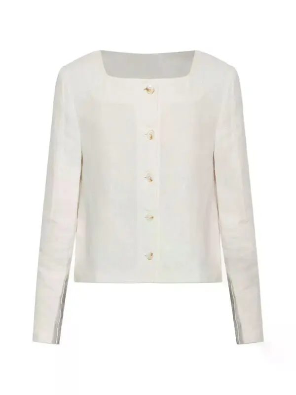 Posse Emma Square-neck Button-up Jacket