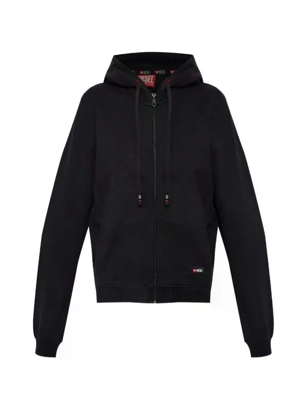 DIESEL® Harriet D-core Zip-up Hoodie - Black