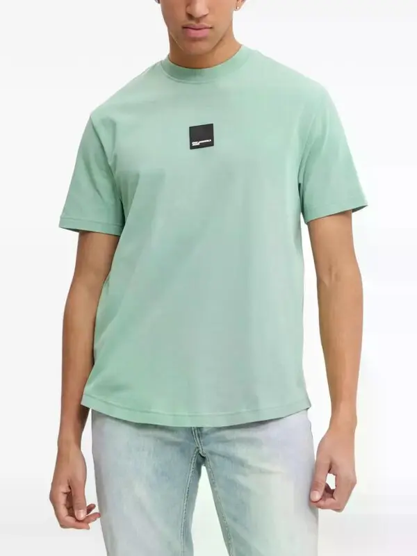 Karl Lagerfeld Logo-patch T-shirt - Green