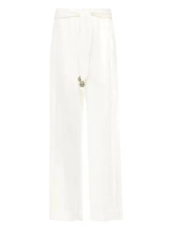 Lisa Marie Fernandez Wide-leg Trousers - Neutrals
