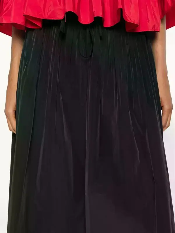 PSOPHIA Drawstring Waist Pleated Palazzo Pants