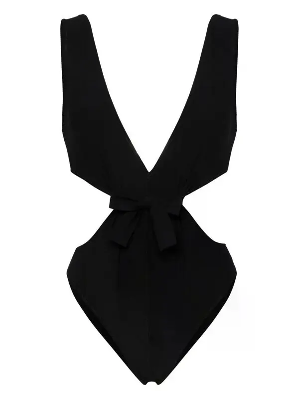 Lisa Marie Fernandez The Bow Swimsuit - Black