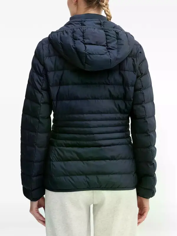 EA7 Quilted Hooded Jacket