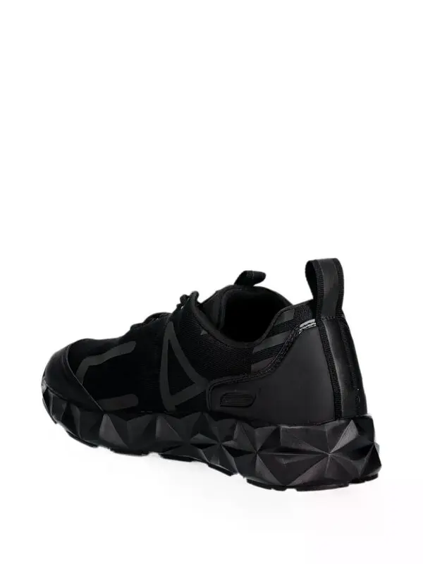 EA7 Logo-print Faceted Sole Sneakers