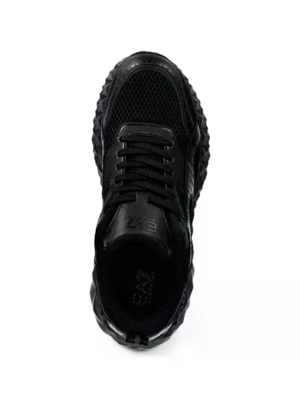 EA7 Geometric Sole Mesh Sneakers