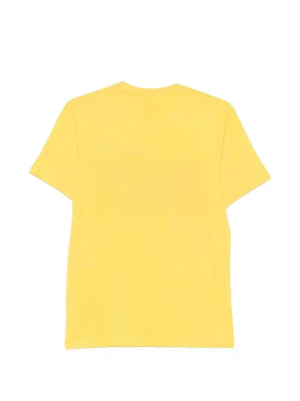 BLAUER. Logo-print Short-sleeve T-shirt - Yellow