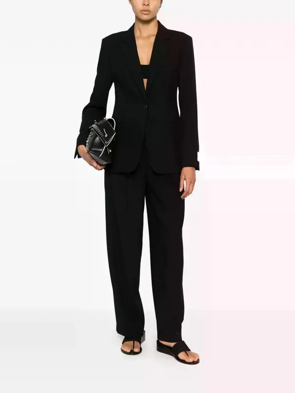 Calvin Klein Pleated Wide-leg Trousers