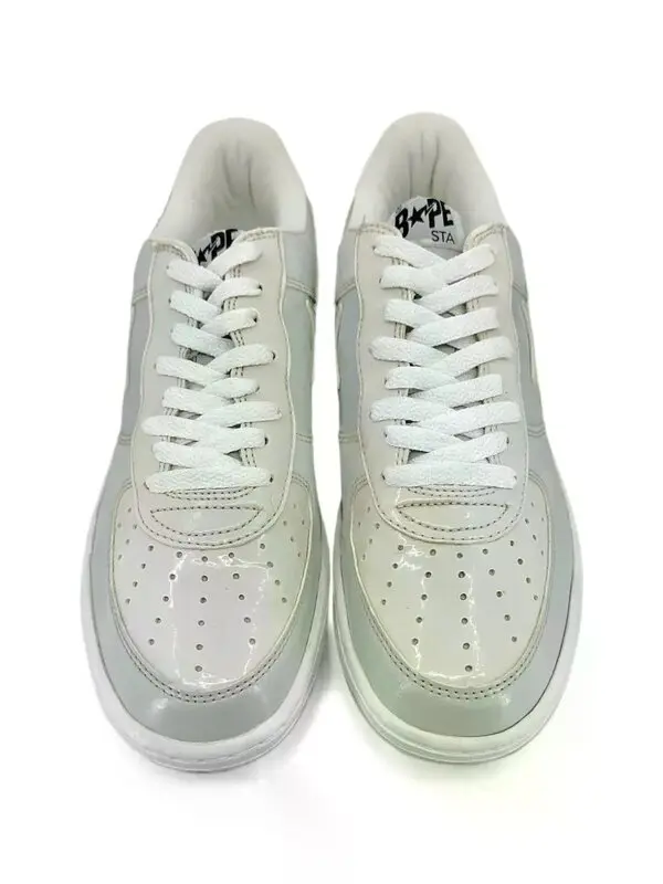 A BATHING APE Bapesta Fs-001 Patent-leather Sneakers