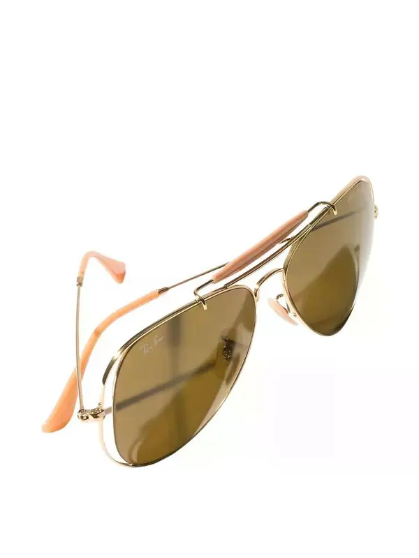 Dolce & Gabbana Tone Pilot Frame Sunglasses