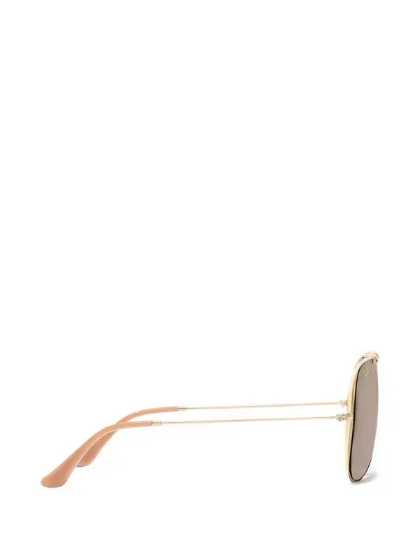 Dolce & Gabbana Tone Pilot Frame Sunglasses