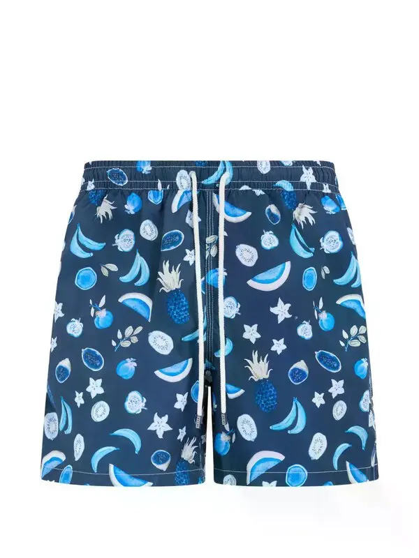 Fedeli Printed Swim Shorts