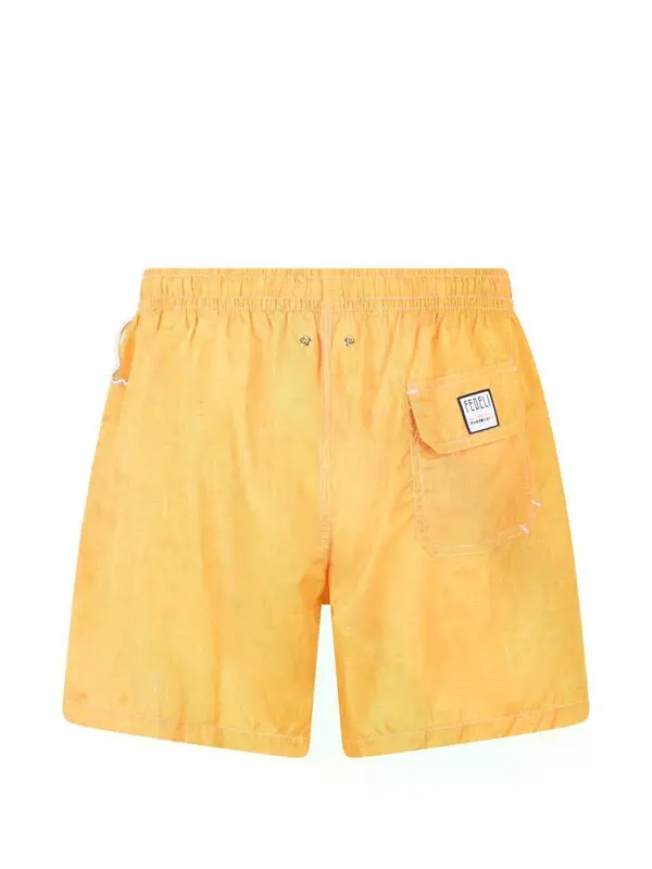 Fedeli Drawstring Waist Swim Shorts